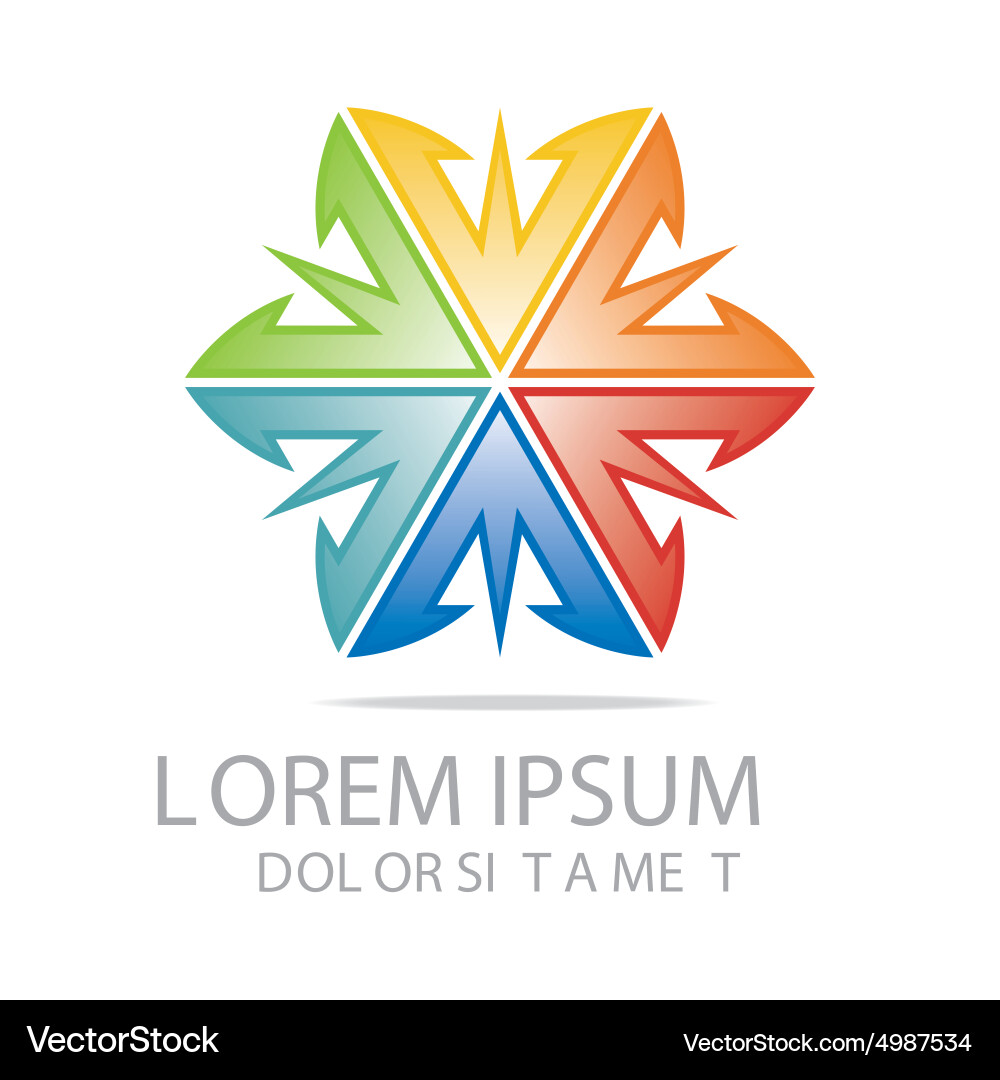 Buchstaben av Symbol Element Logo Vorlage Vektorbild