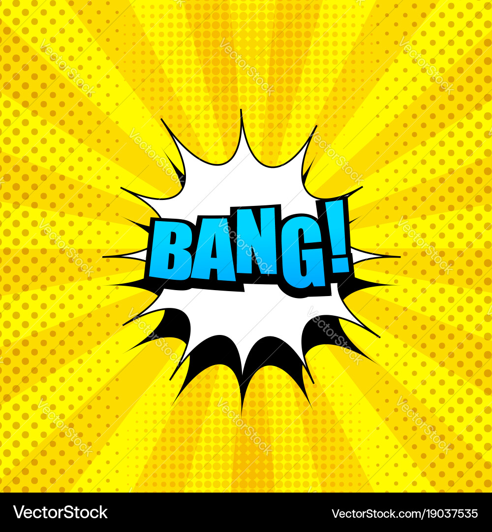 Comic book bright template Royalty Free Vector Image