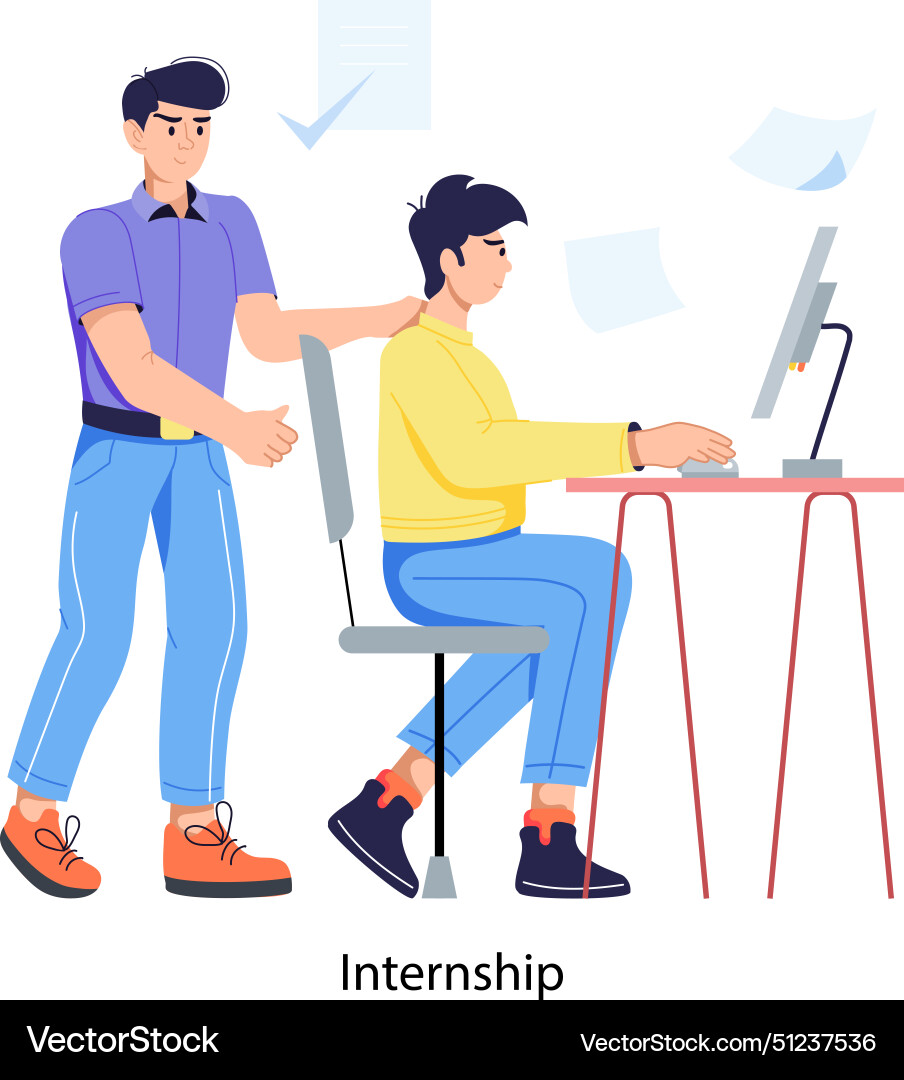 Internship Royalty Free Vector Image - VectorStock
