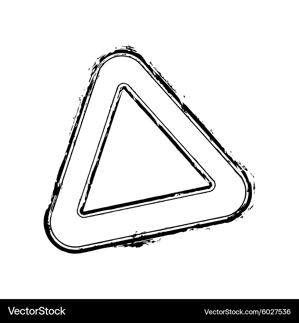 Triangle stamp Royalty Free Vector Image - VectorStock