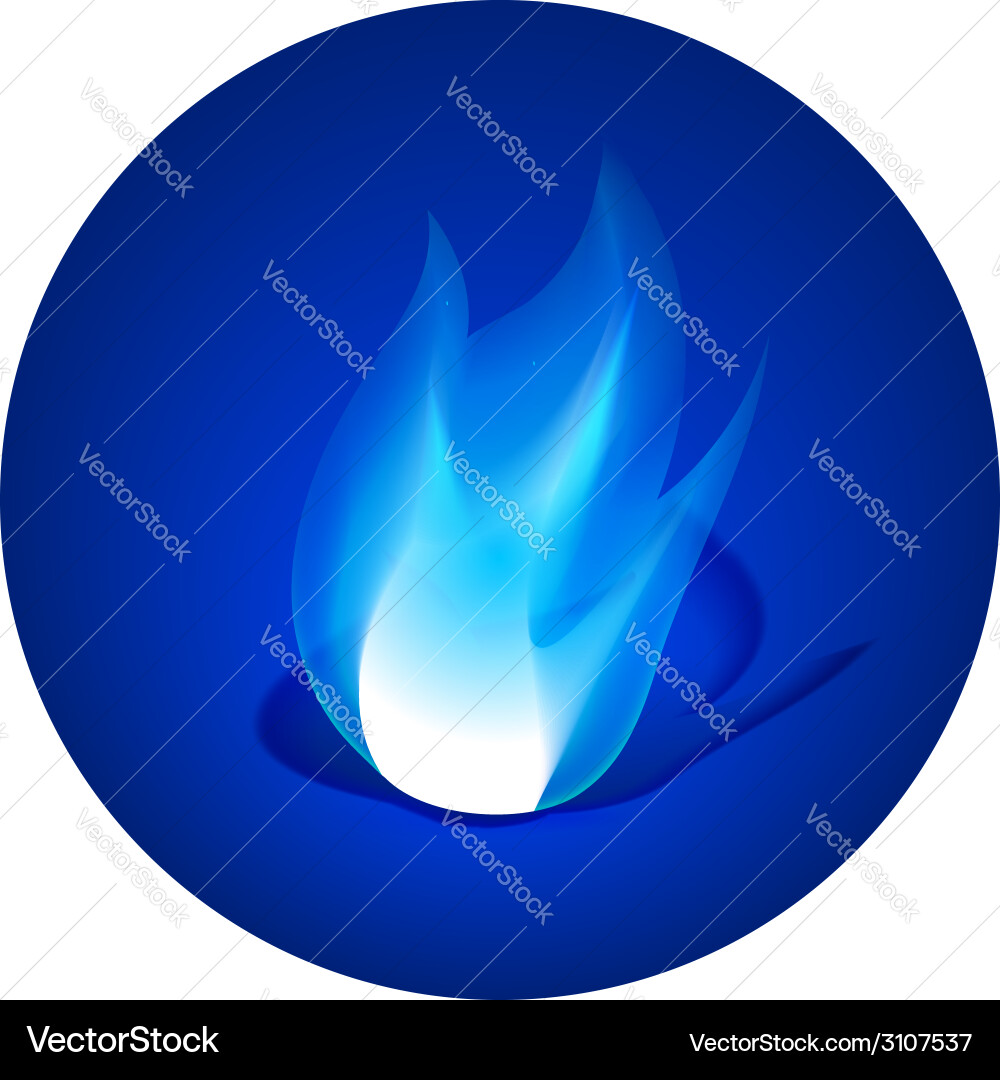 Gas fire icon Royalty Free Vector Image - VectorStock