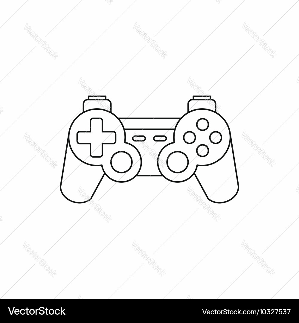 Video Game Controller Outline
