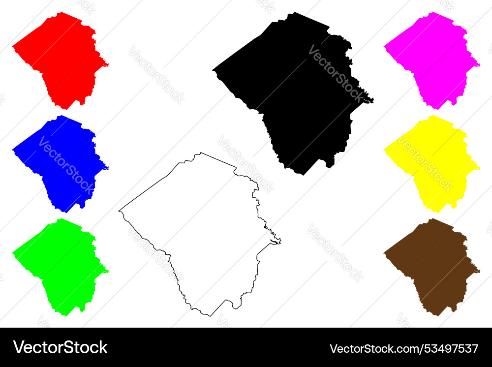 Pitt county north carolina state us united Vector Image