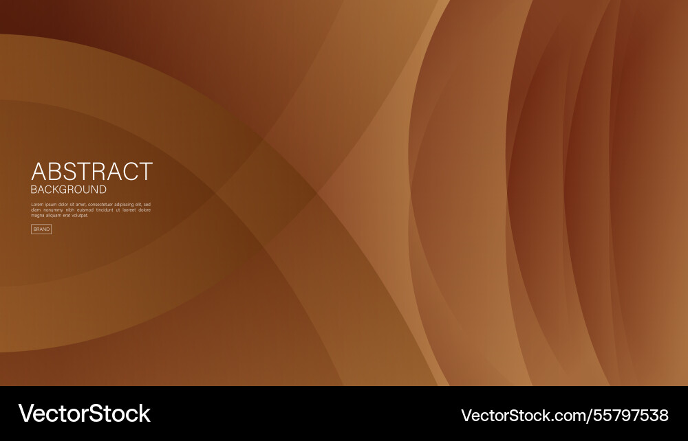Brown wave background Royalty Free Vector Image