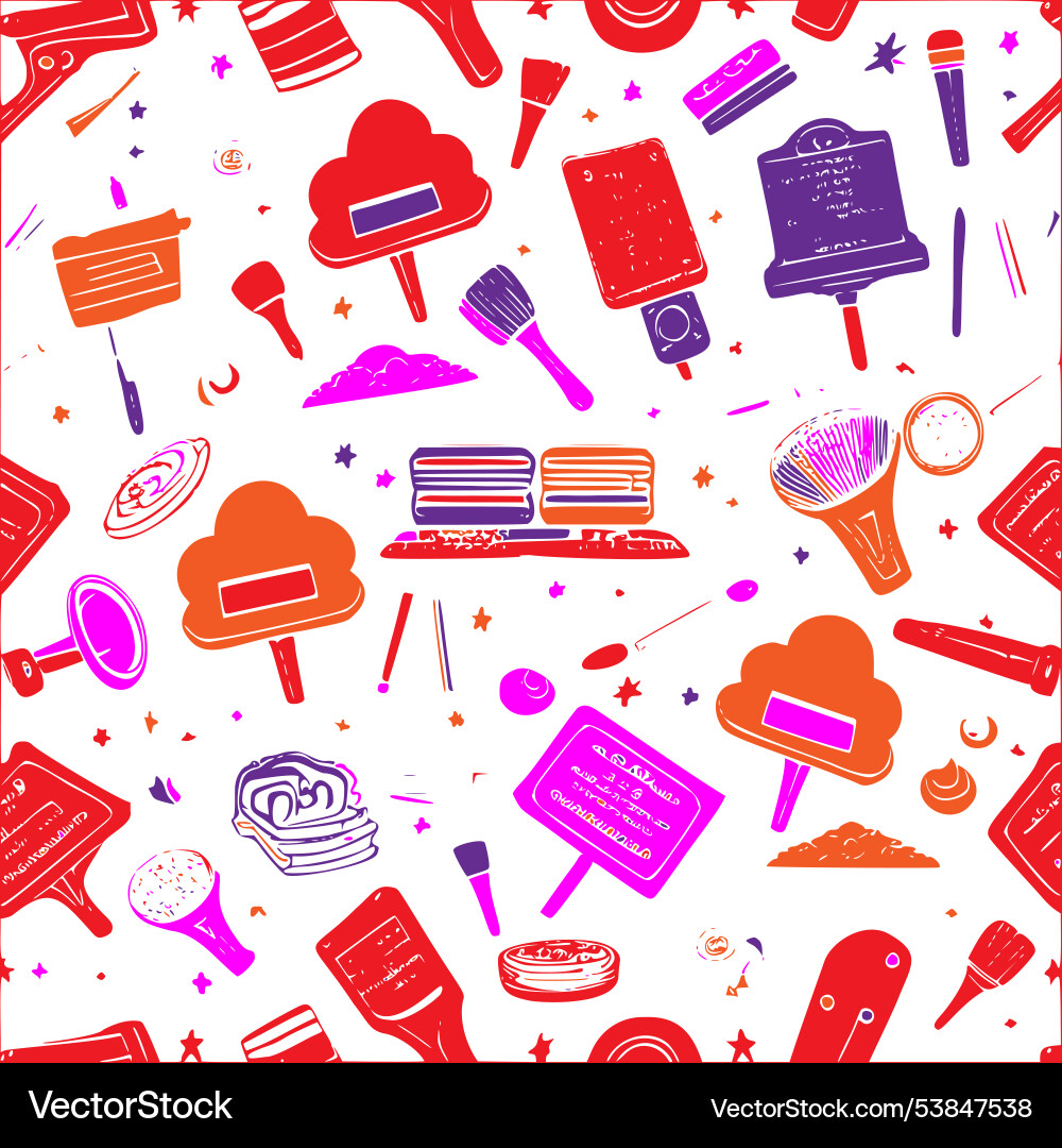 Tombstone abstract pattern seamless Royalty Free Vector