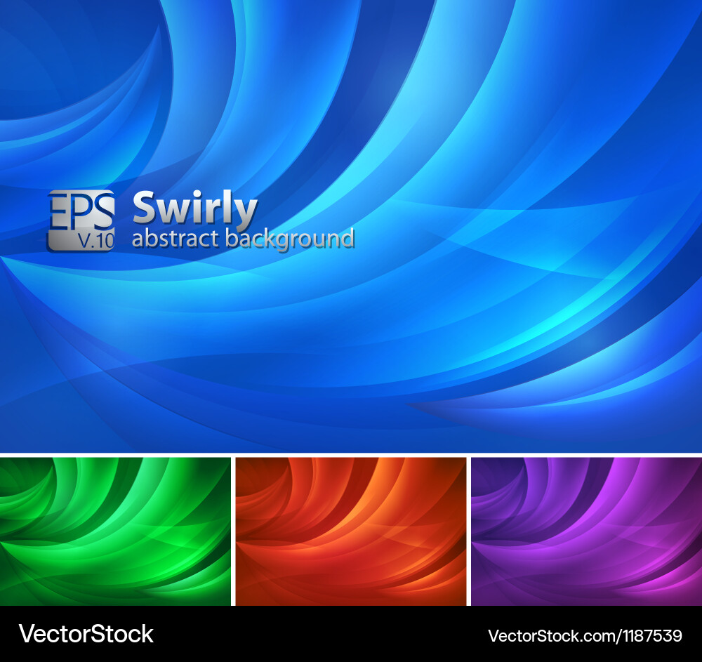 Swirly abstract background Royalty Free Vector Image