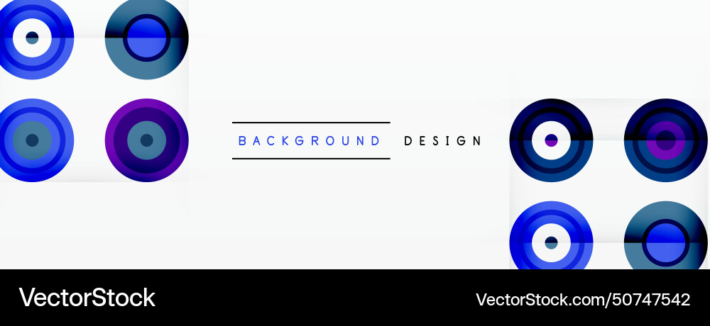 Abstract background with circle symmetric grid Vector Image