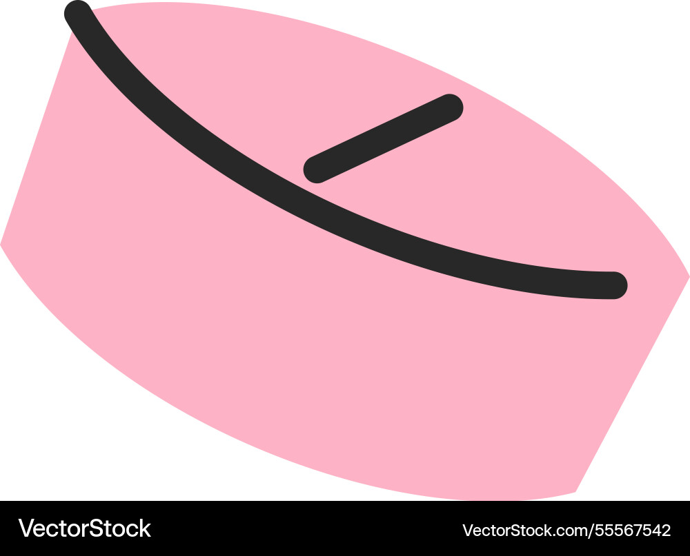 Cartoon tablet round shape pill Royalty Free Vector Image