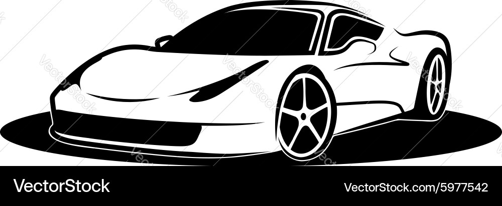 Ferrari Royalty Free Vector Image - VectorStock