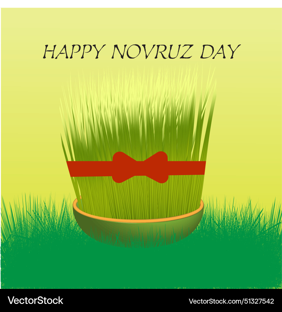 Happy novruz day Royalty Free Vector Image - VectorStock