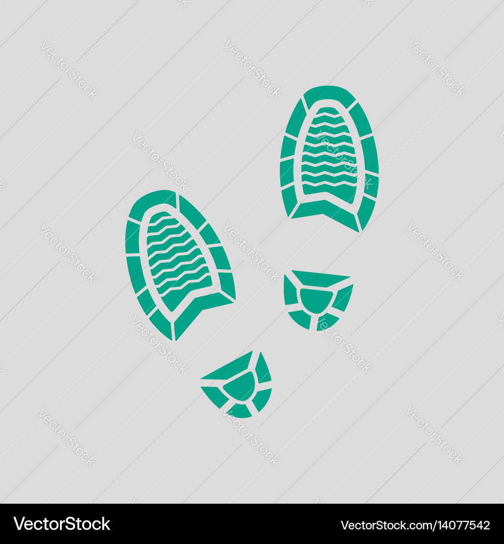 Man footprint icon Royalty Free Vector Image - VectorStock