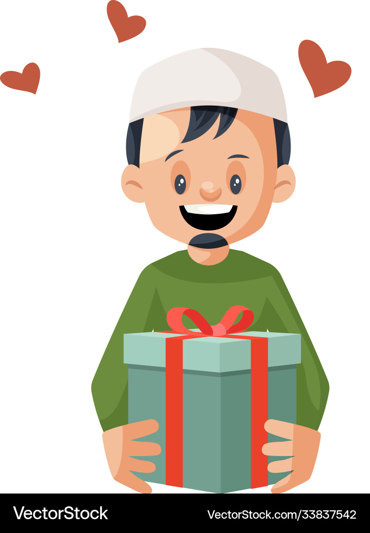 Muslim boy Royalty Free Vector Image - VectorStock