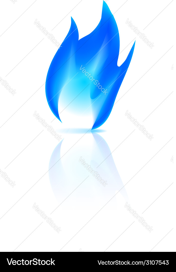 Gas Flame Icon Royalty Free Vector Image - VectorStock