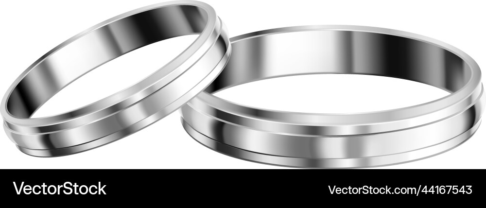 Wedding rings Royalty Free Vector Image - VectorStock