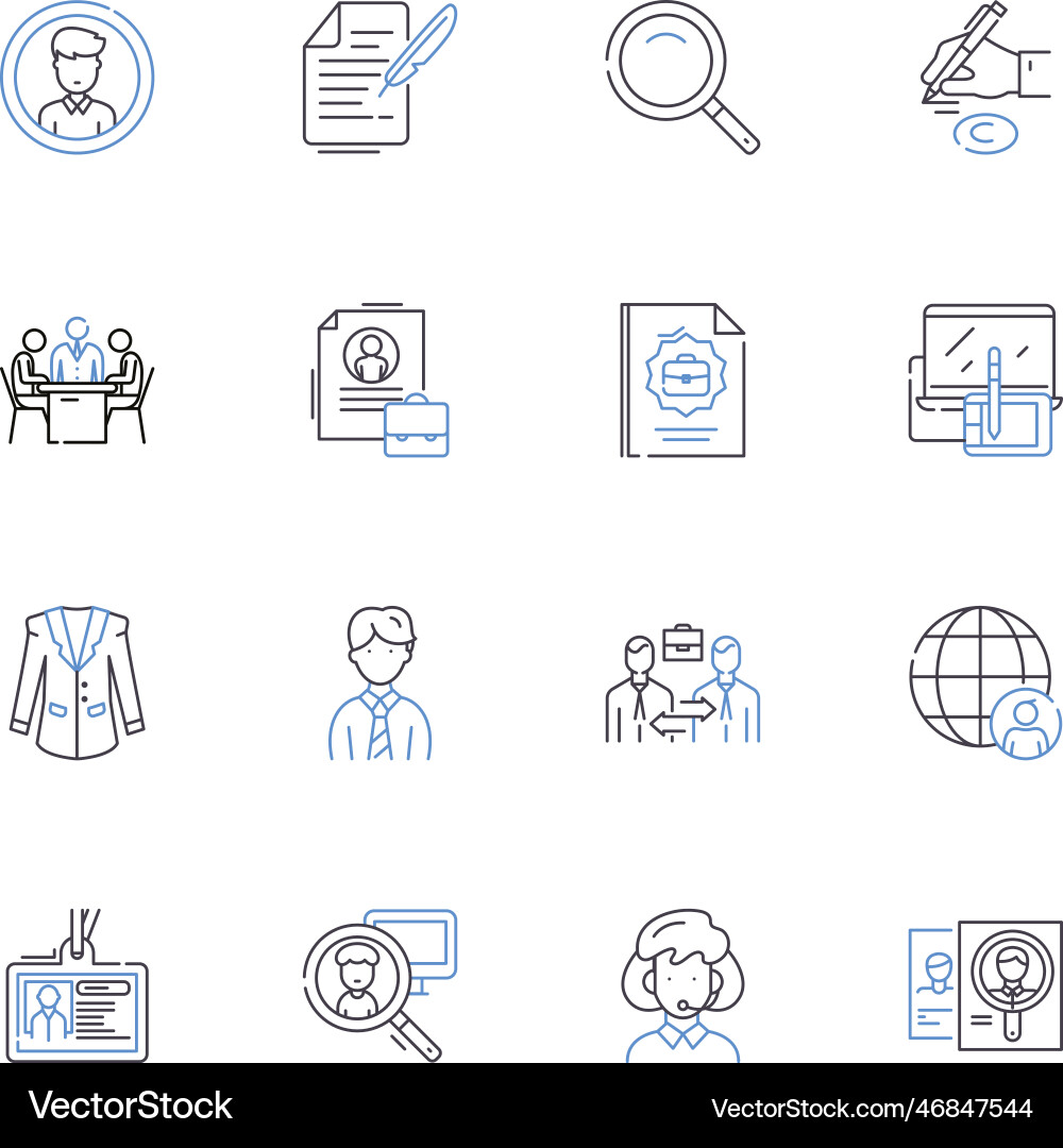 Web-Entwickler-Linie Icons Sammlung html css Vektorbild Web-Entwickler-Linie Icons Sammlung html css Vektorbild