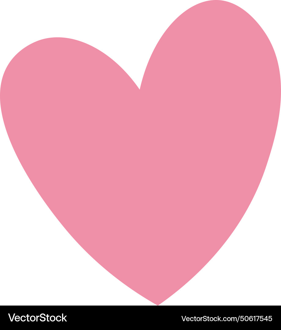 Heart shape icon Royalty Free Vector Image - VectorStock