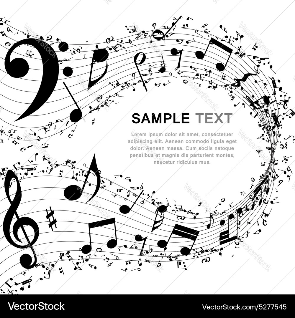 Musical Royalty Free Vector Image - VectorStock