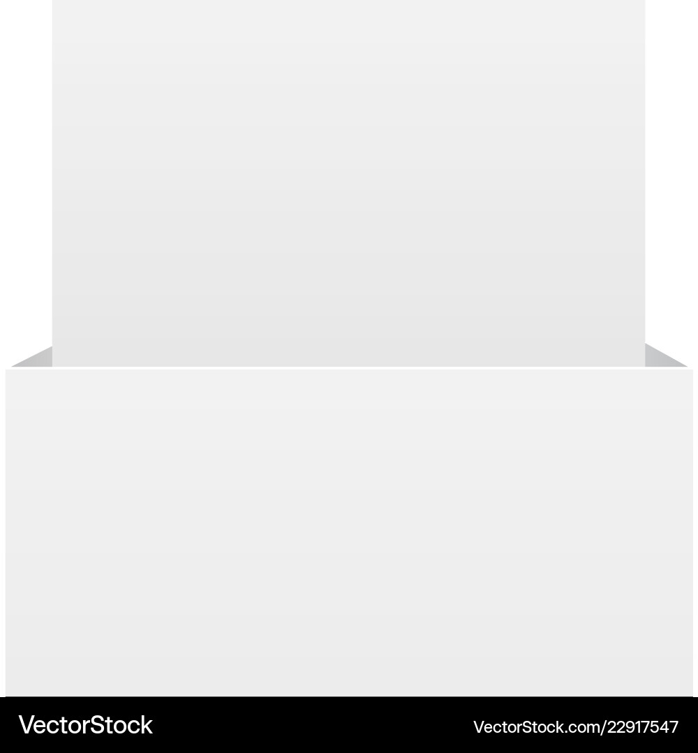 Display box mockup Royalty Free Vector Image - VectorStock