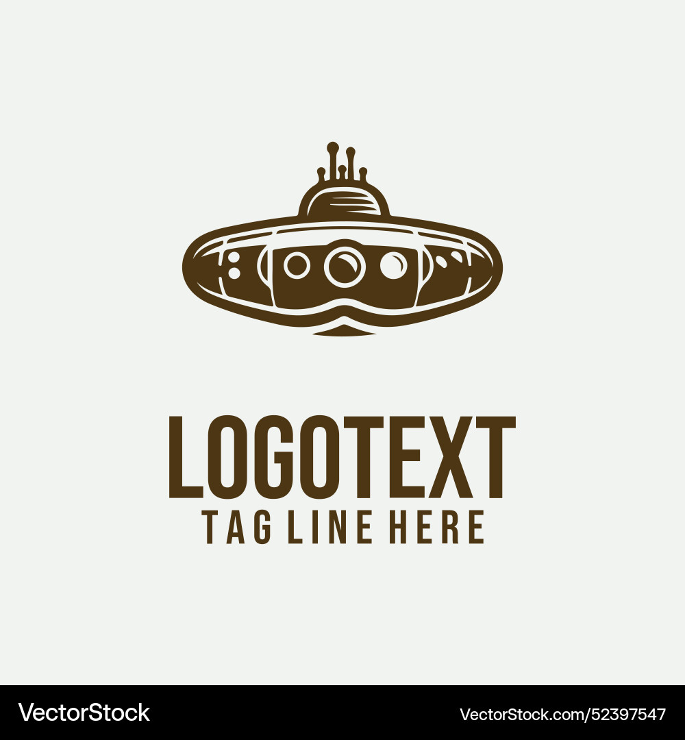 Submarine logo Royalty Free Vector Image - VectorStock