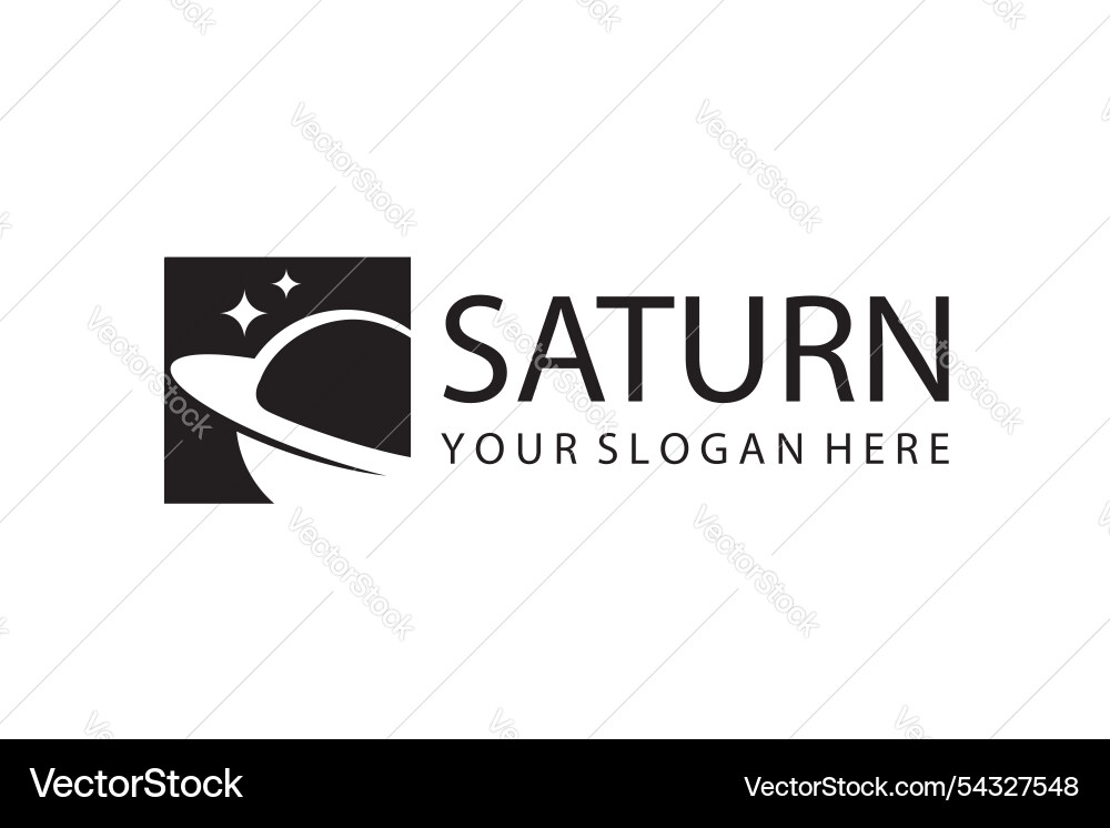 Design of planet saturn Royalty Free Vector Image