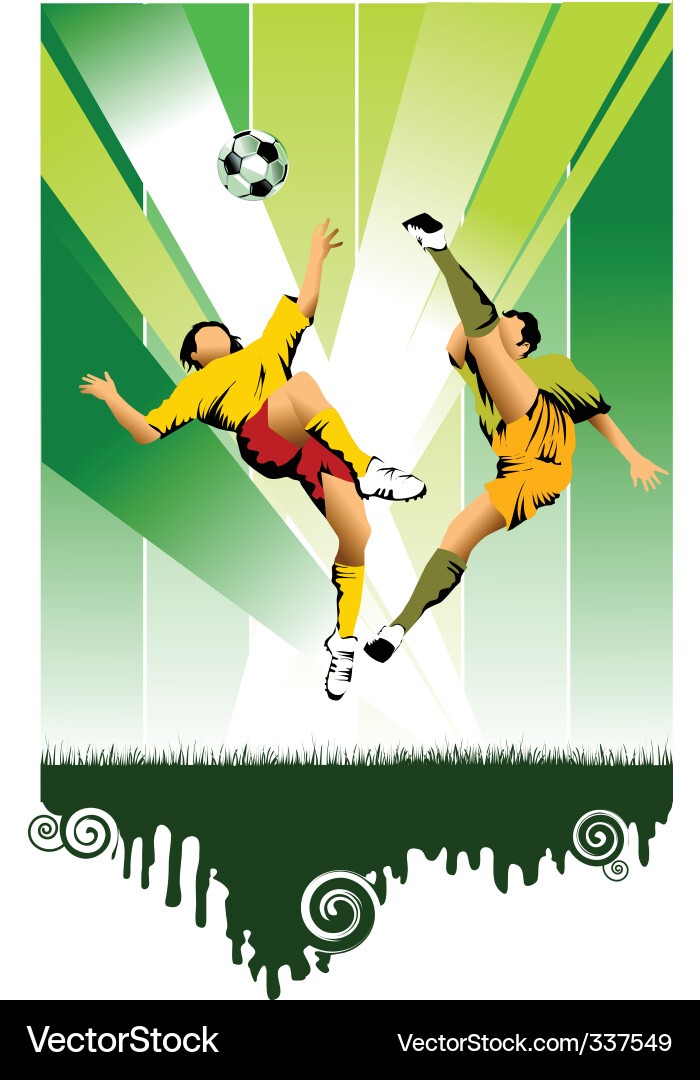 Soccer poster Royalty Free Vector Image - VectorStock
