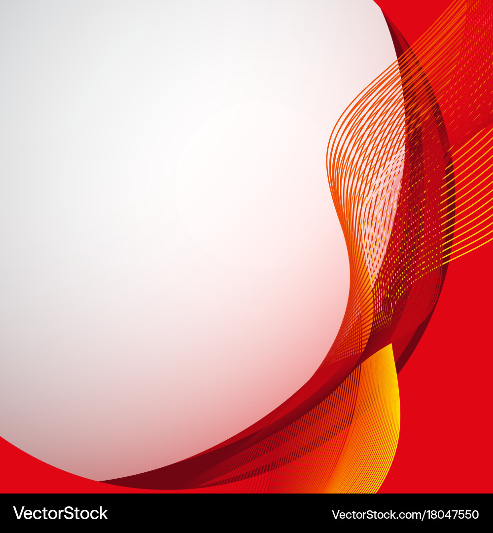 Abstract Red and Yellow Wavy Background Royalty Free Vector