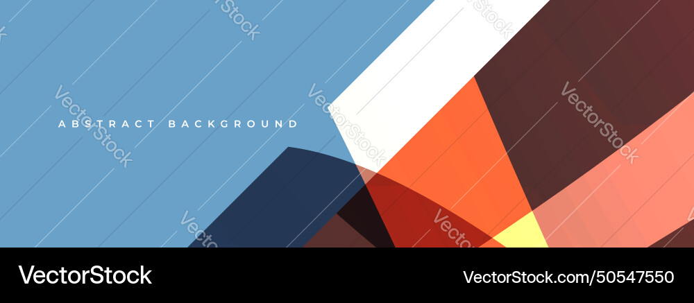Colorful abstract modern wide banner Royalty Free Vector