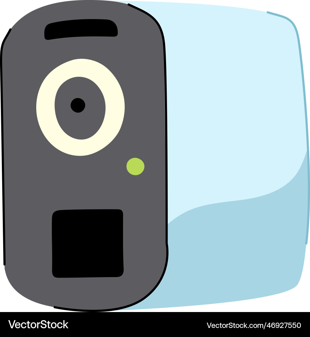 Surveillance security camera cartoon Royalty Free Vector