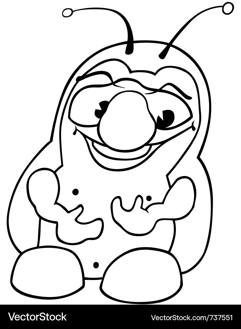 Fat bug Royalty Free Vector Image - VectorStock