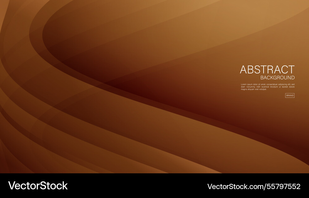 Brown wave background Royalty Free Vector Image