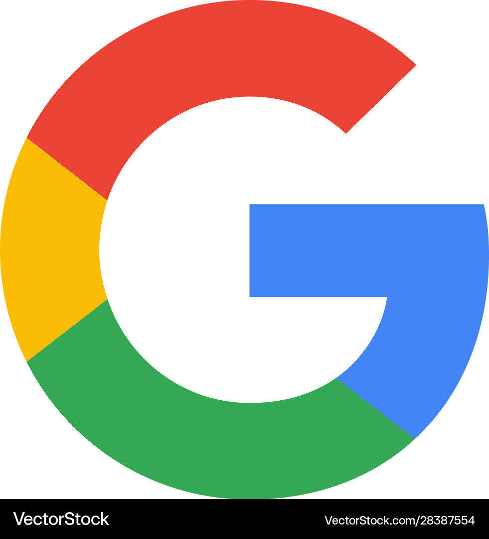 Google logo Royalty Free Vector Image - VectorStock