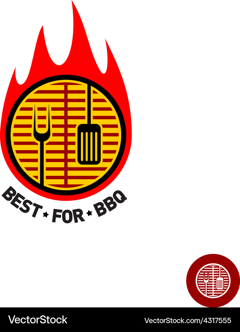 Barbecue sign Royalty Free Vector Image - VectorStock