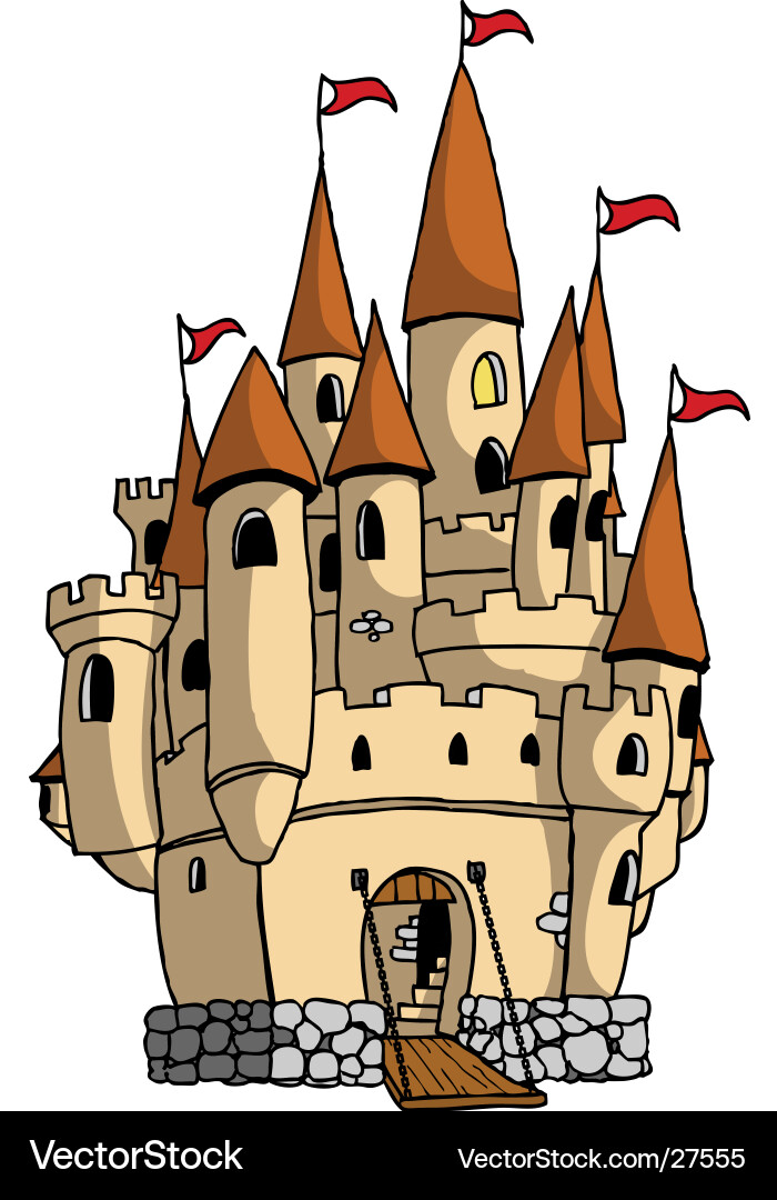 Castle Royalty Free Vector Image - VectorStock
