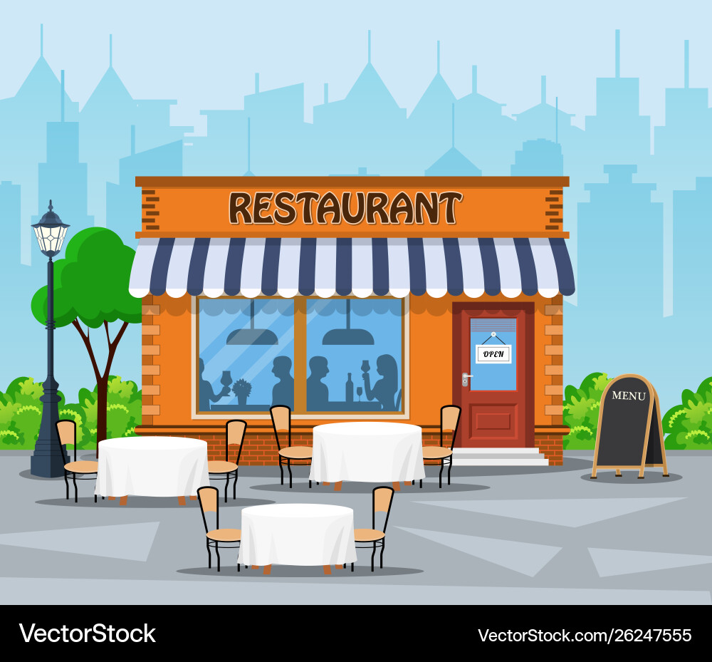 Restaurant Outside Vector Images (over 3,200)