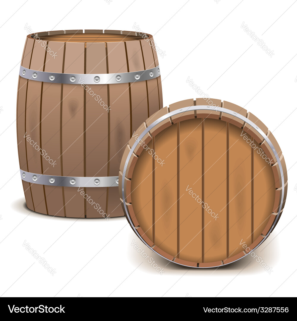 Barrels Royalty Free Vector Image - VectorStock