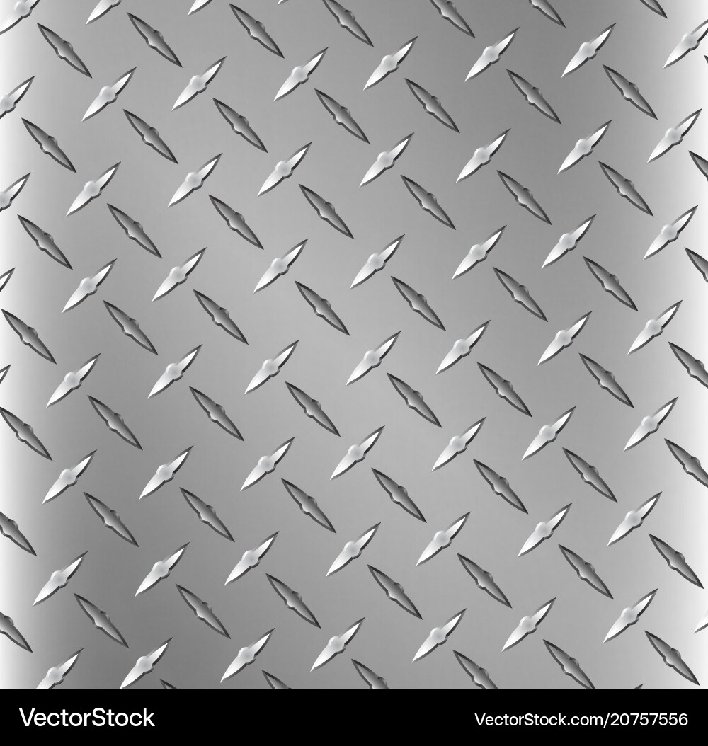 Diamond plate Royalty Free Vector Image - VectorStock