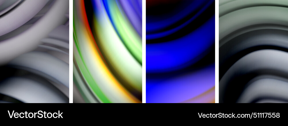 Colorful swirls create a vibrant pattern Vector Image