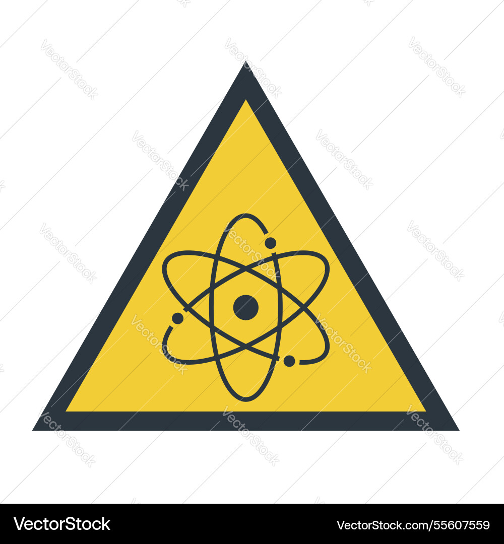 Nuclear defense symbol atomic warfare icon Vector Image