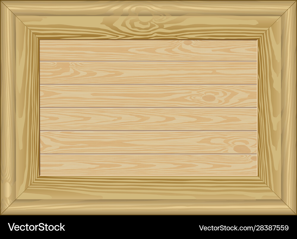Wooden board Royalty Free Vector Image - VectorStock
