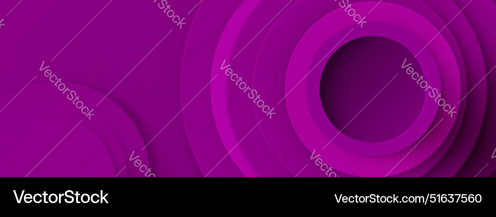 Circular cut paper layers background Royalty Free Vector