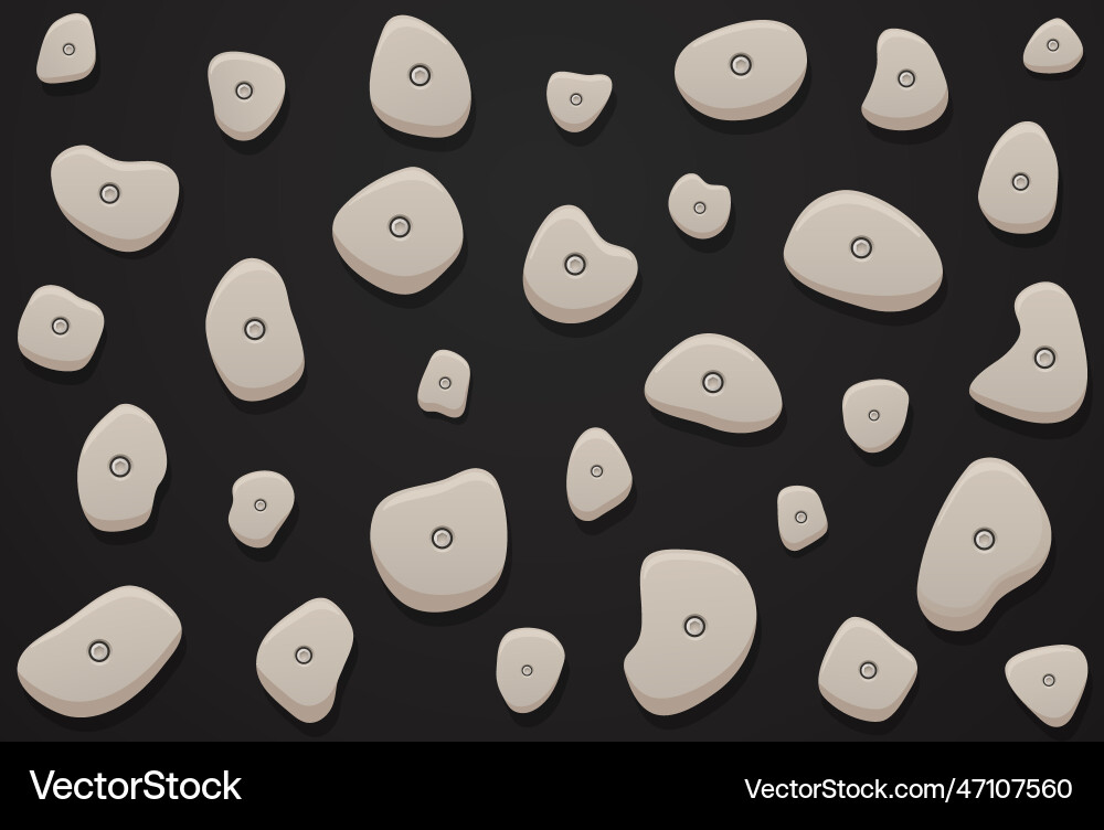 Holds for hands and feet mountain climbing Vector Image
