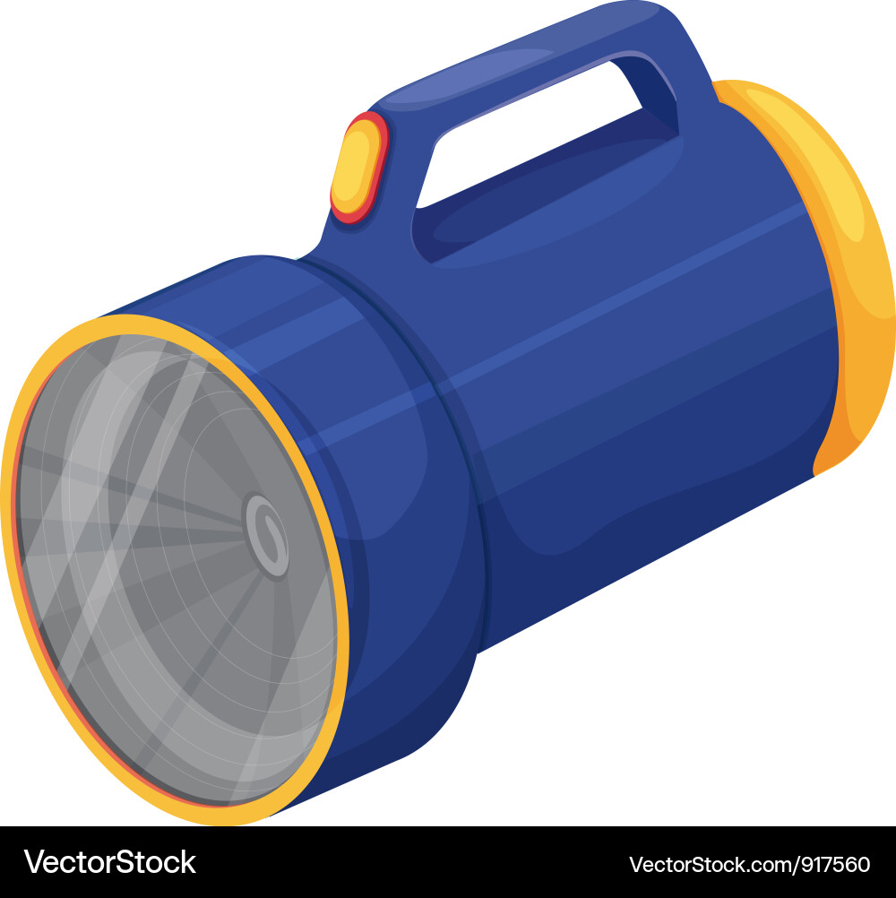 Torch on white Royalty Free Vector Image - VectorStock
