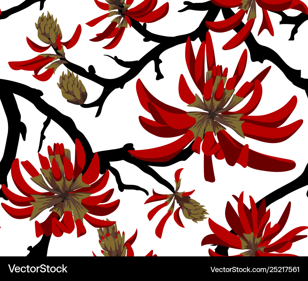 Coral tree Royalty Free Vector Image - VectorStock