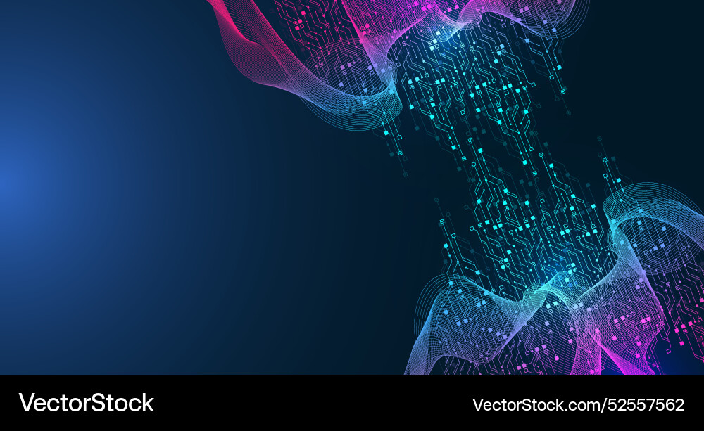 Artificial intelligence or machine learning Vector Image