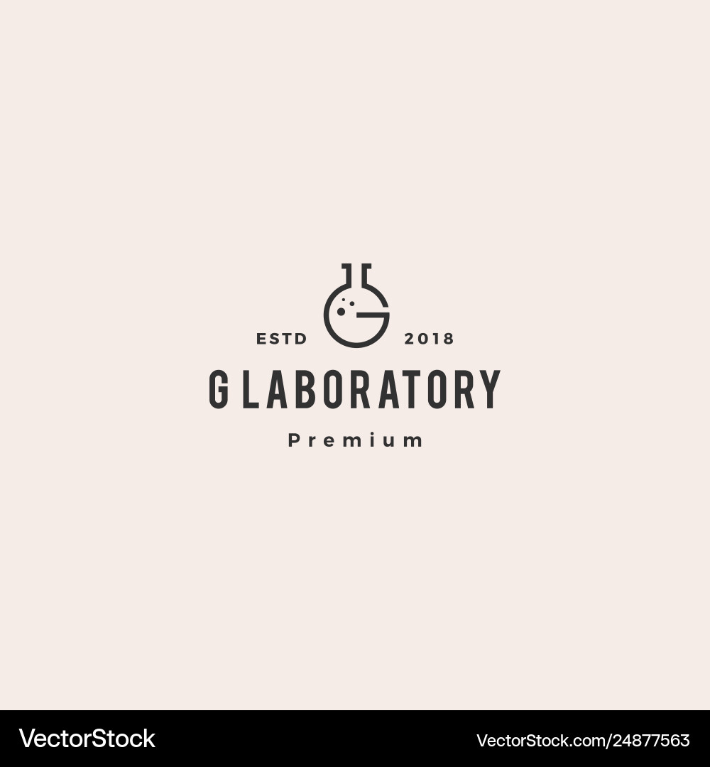 G letter labs logo icon Royalty Free Vector Image