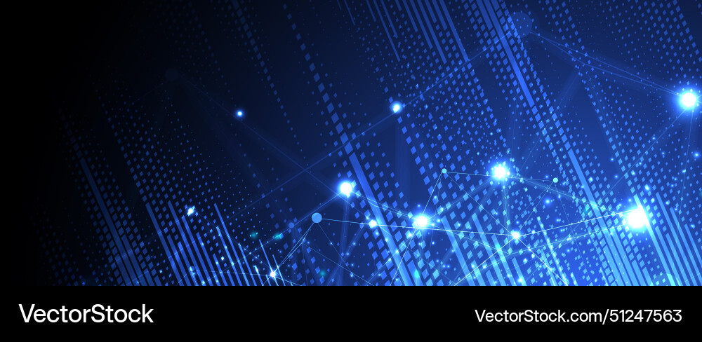 Technology abstract futuristic science background Vector Image