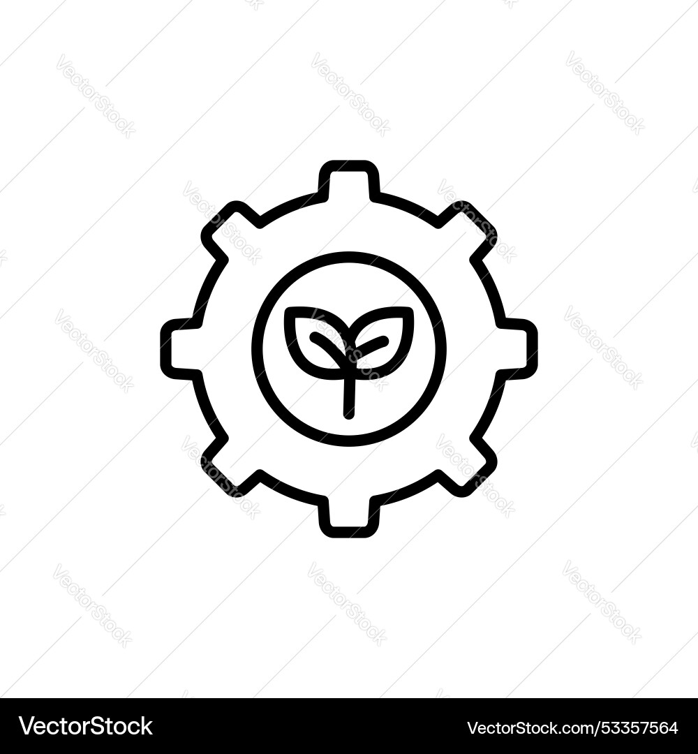 Ecology icon set environmental bio leaf symbol Vector Image
