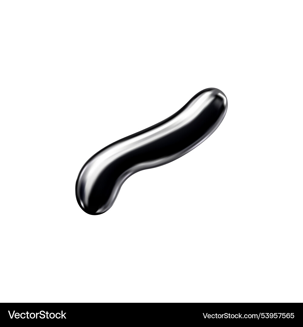 Abstract liquid chrome – Royalty-Free Vector | VectorStock