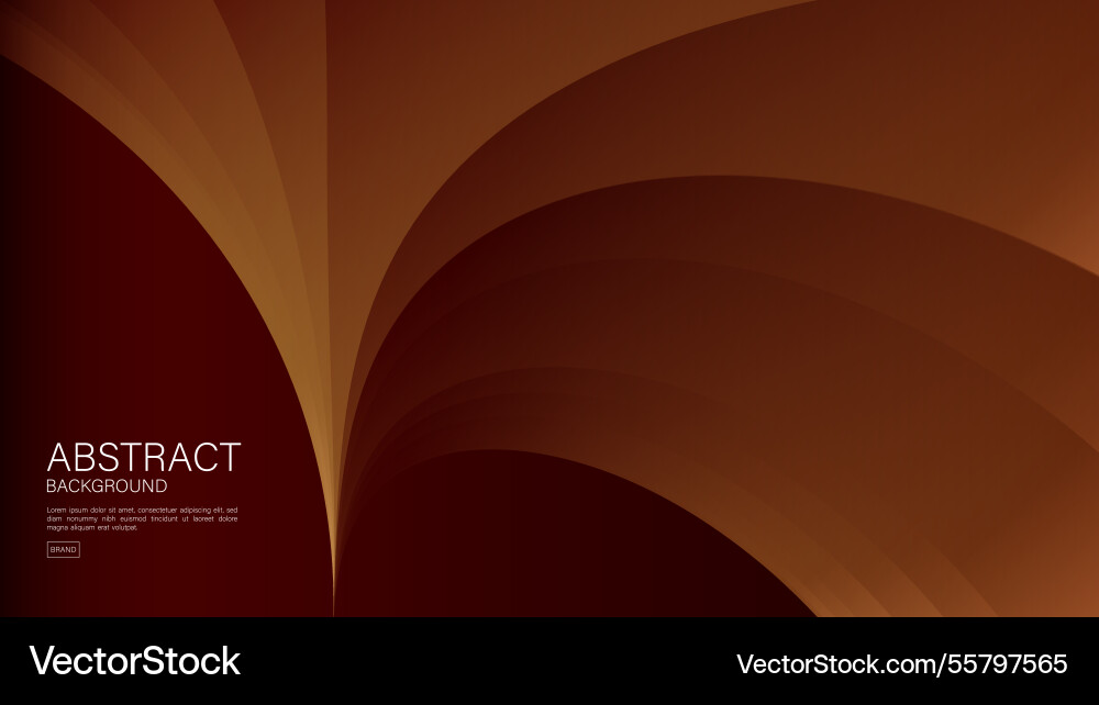 Brown wave background Royalty Free Vector Image