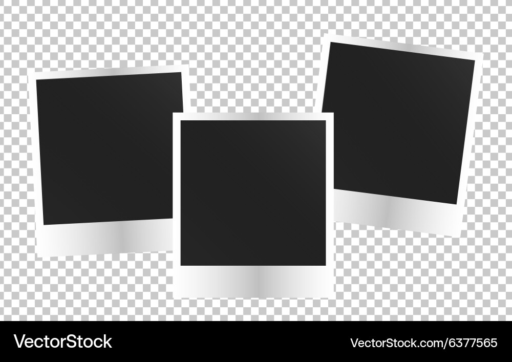 Empty photo frame Royalty Free Vector Image - VectorStock